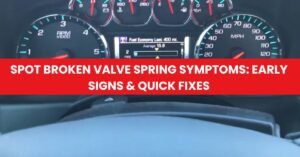 Spot Broken Valve Spring Symptoms: Early Signs & Quick Fixes - KB Tire ...