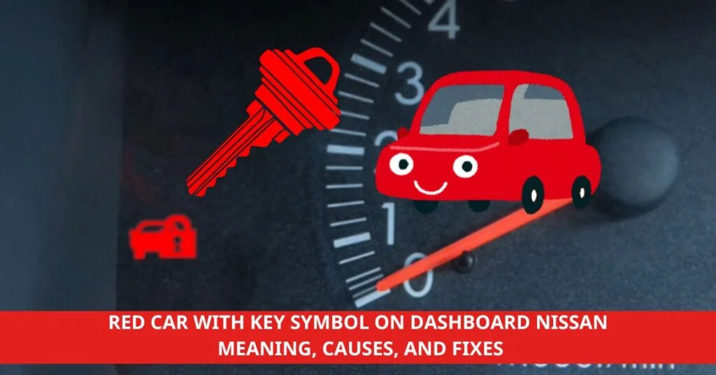 Red Car with Key Symbol on Dashboard Nissan: Meaning, Causes, and Fixes ...